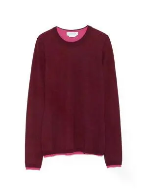 Gabriela Hearst Crewneck Long-sleeved Top - Red