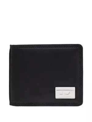 DIESEL® Metal Plaque Wallet - Black