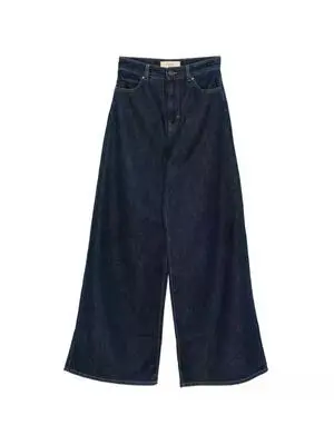 Max Mara Five-pockets Wide-leg Jeans - Blue