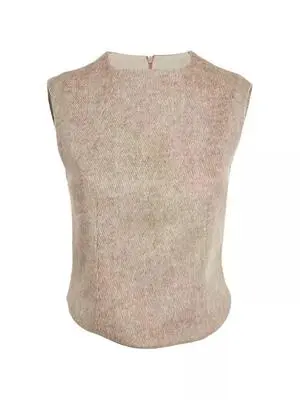 Oddmuse Sleeveless Top With Back Zip