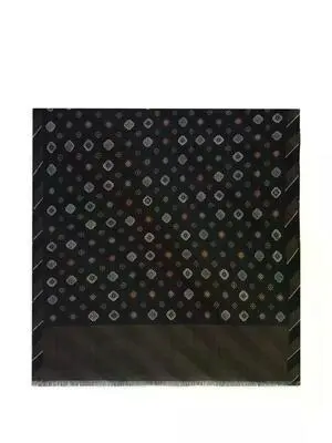 Altea Patterned Scarf - Blue