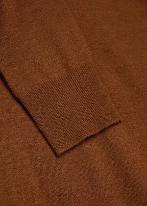 JOSEPH Mock-neck Cashmere Top