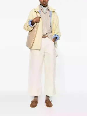 Miu Miu Logo-embroidered Poplin Blouson Jacket