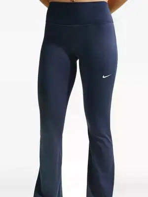 Nike High-waisted Logo-detail Leggings - Blue