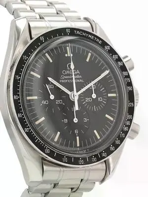 Omega Speedmaster Tachymeter Chronograph Watch - Black