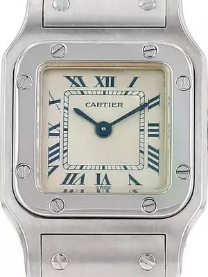 Cartier Santos 29mm -tone Watch - Silver