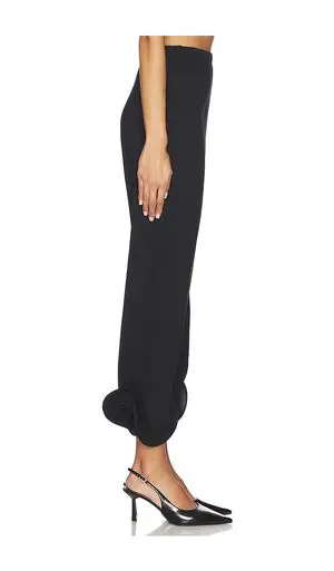 SID NEIGUM Sculptural Hem Crepe Trousers