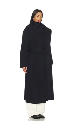 RÓHE Signature Double-faced Scarf Coat