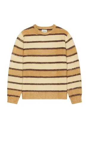 RHYTHM Mohair Striped Knit Sweater