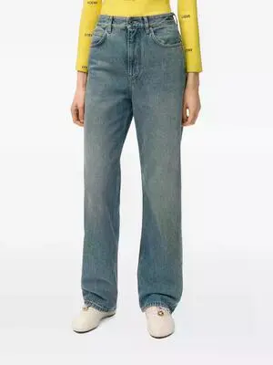 Loewe Embroidered Denim Jeans