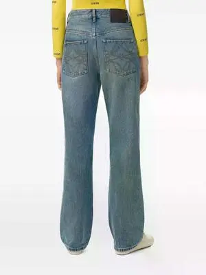 Loewe Embroidered Denim Jeans