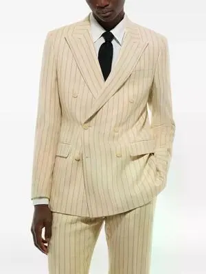 FURSAC Pinstripe Double-breasted Suit