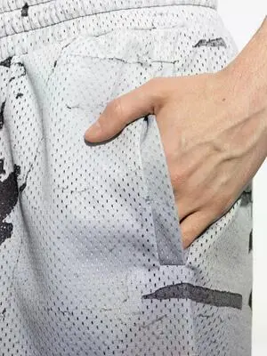 44 LABEL GROUP Gradient Perforated Shorts