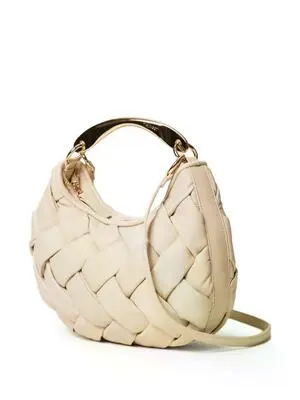 TWINSET Handwoven Croissant Bag