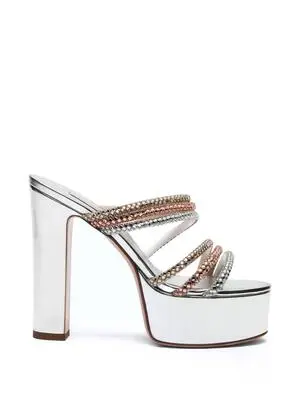 Casadei Embellished Platform Sandals