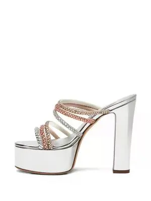 Casadei Embellished Platform Sandals
