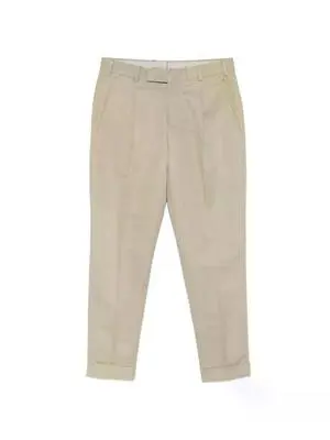 PT TORINO Pleated Trousers - Neutrals