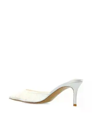 BLACK SUEDE STUDIO Jayla Lace Detail Stiletto Heel Pumps
