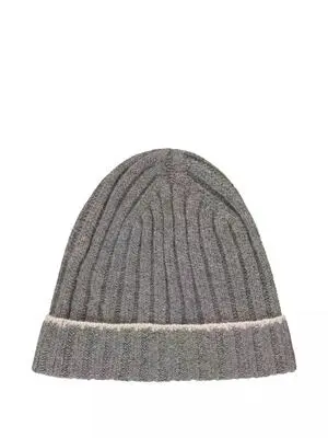 MOORER Ribbed Band Knitted Beanie Hat