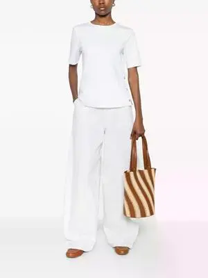Herno Cotton T-shirt With Short Sleeves - White