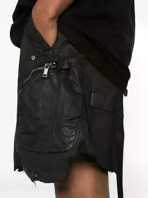 Rick Owens Bauhaus Frayed Shorts
