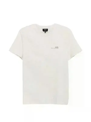 A.p.c. Logo T-Shirt Neutrals
