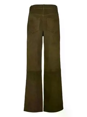 PAULA Alice Suede Flared Trousers