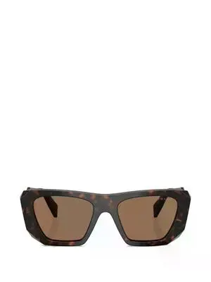Prada Oversized Sunglasses - Brown