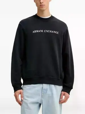 Armani Exchange Logo-detail Long-sleeve Sweatshirt
