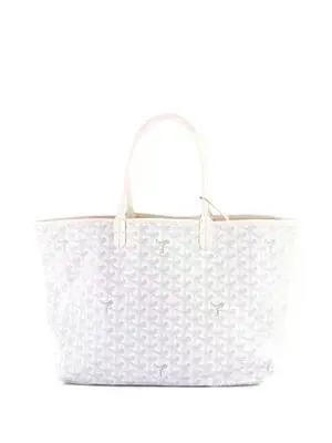 Goyard Saint Louis Coated Canvas Pm Tote Bag - White