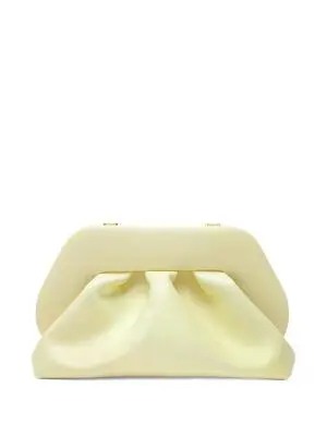 THEMOIRE Tia Gathered Clutch Bag - Yellow