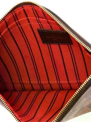 LOUIS VUITTON Neverfull Pochette Damier Pouch