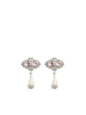 Valentino Garavani Pas Plus Crystal Teardrop Earrings
