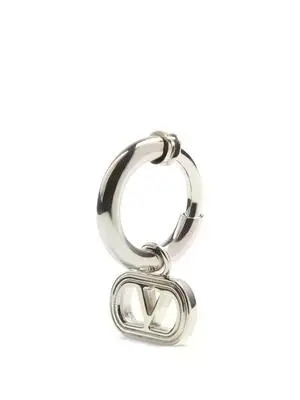 Valentino Garavani Ovalette Mono Earring In Metal
