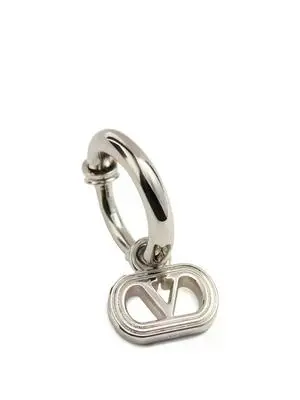 Valentino Garavani Ovalette Mono Earring In Metal