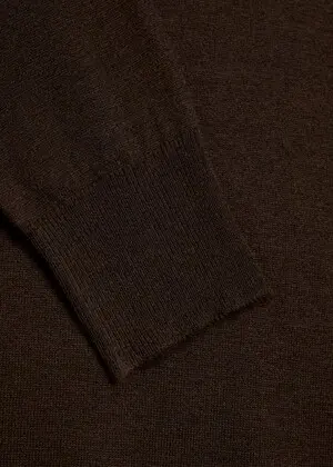 JOSEPH Mock-neck Cashmere Top