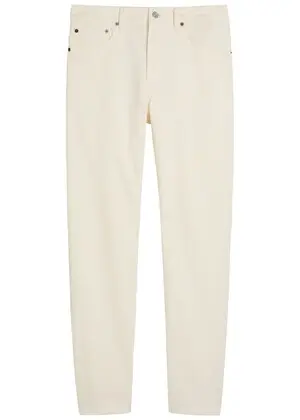 FRAME Straight-leg Denim Jeans - Ecru