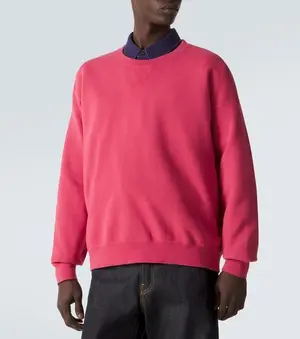 Visvim Jumbo Cotton Jersey Sweatshirt - Red