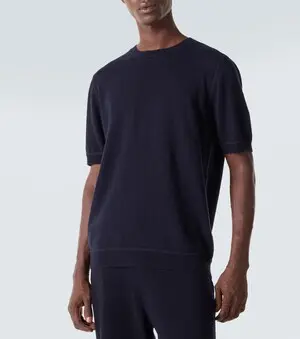 ALLUDE Cotton And Cashmere Crewneck Sweater