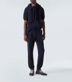 ALLUDE Cotton And Cashmere Crewneck Sweater
