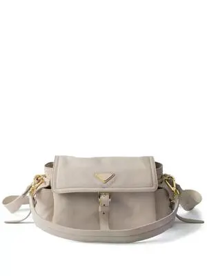 Prada Medium Nappa Shoulder Bag - Neutrals