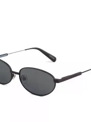 Jacquemus Oval Frame Sunglasses - Black