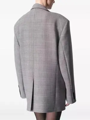 ARTICLE TEN Prince Of Wales Check Double-breasted Blazer