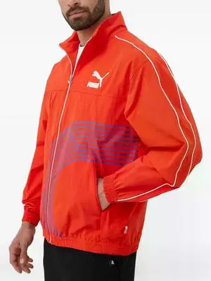 PUMA Zipped Graphic Jacket - Orange