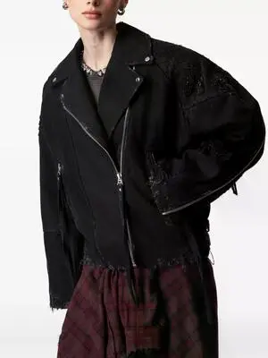 ARTICLE TEN Embroidered Lace Detail Jacket