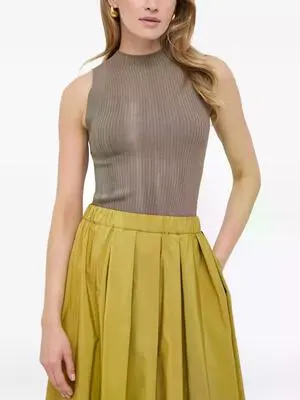 IVY OAK Kessie Ribbed Sleeveless Top - Neutrals