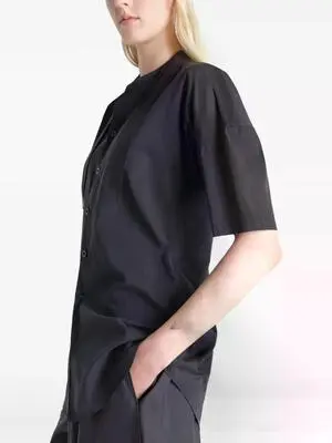 LEMAIRE Short Sleeve Scarf Detail Shirt