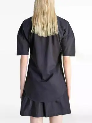 LEMAIRE Short Sleeve Scarf Detail Shirt