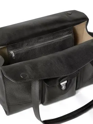 LEMAIRE Pocket Shoulder Bag In Bubble Lambskin - Green