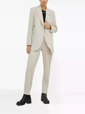 HERSKIND Pleated Tailored Trousers - Neutrals